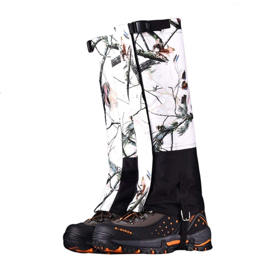 Leg Snow Boot Gaiters Waterproof Camo Shoe Covers for Men and Women for Hiking Ski Hunting Climbing