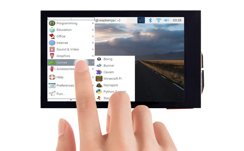 waveshare 3.5inch Touch LCD Display 480x800 IPS Capacitive Touch LCD Screen,Adjustable Brightness, for All versions of Raspberry Pi, Jetson Nano,Windows 11/10 / 8.1/8 / 7