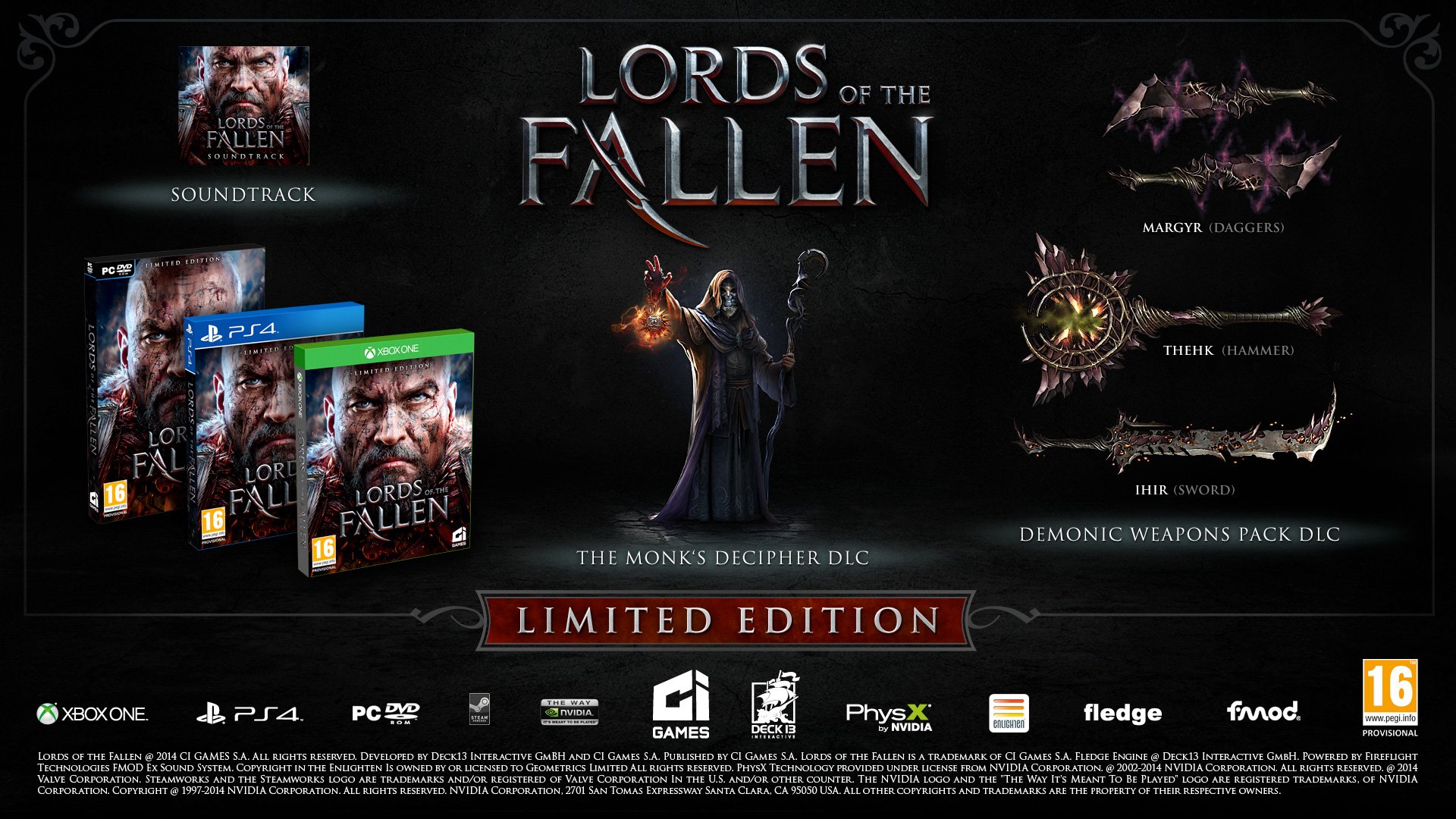 Lords Of The Fallen - Limited Edition /xbox One