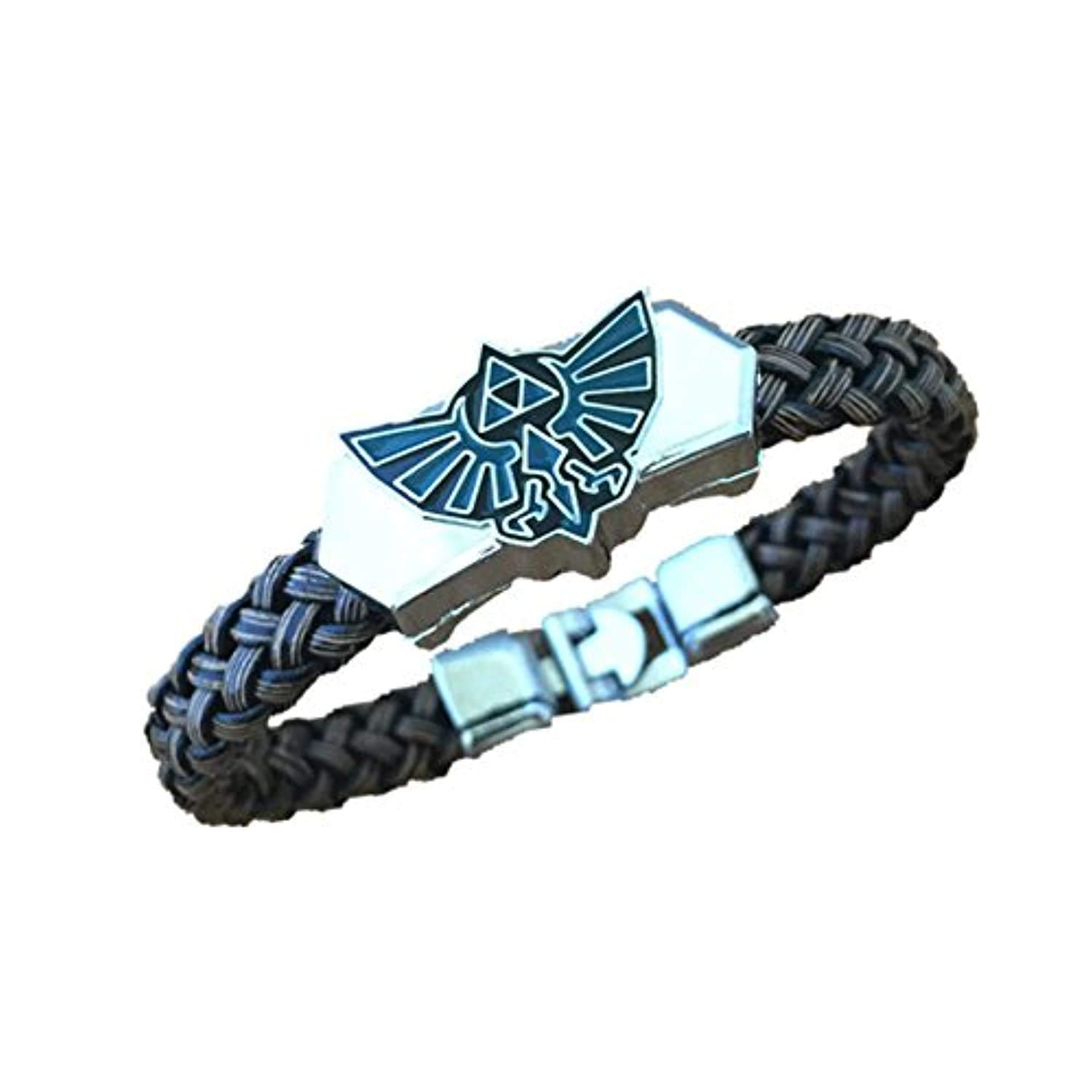 Legend of Zelda Bracelet PU Leather Strap Alloy Wristband