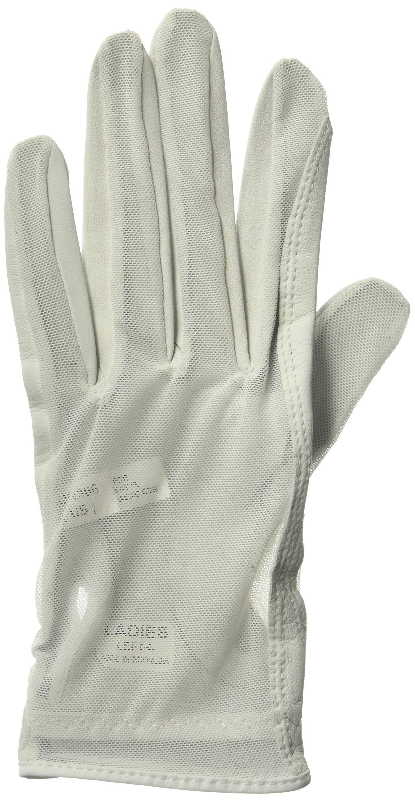 Lady Classic Solar Full Finger Golf Glove White Large LH