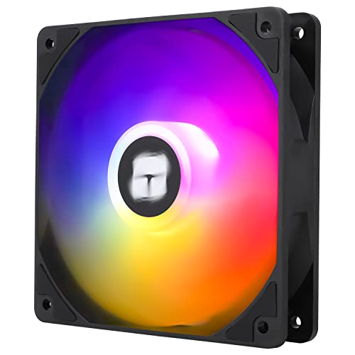 Thermalright TL-C12C-S X3 CPU Fan 120mm ARGB Case Cooler Fan, 4pin PWM Silent Computer Fan with S-FDB Bearing Included, up to 1500RPM Cooling Fan(3 Quantities)