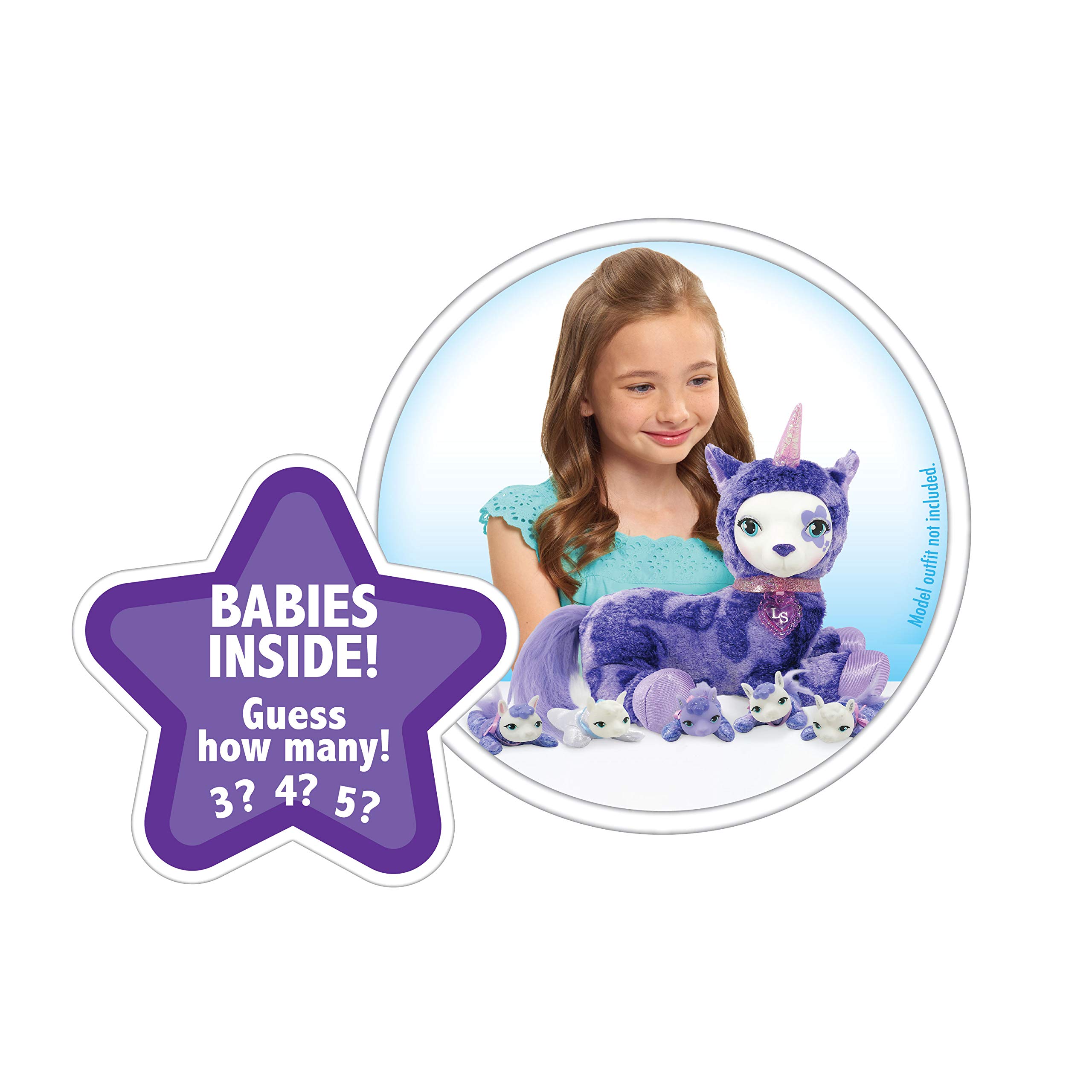 Llamacorn Surprise Plush Sassy - Amazon Exclusive, Kids Toys for Ages 3 Up by Just Play