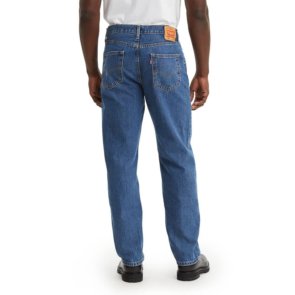 Levi's Men's 550 Relaxed Fit Jeans (Also Available in Big & Tall), Medium Stonewash, 38W x 30L