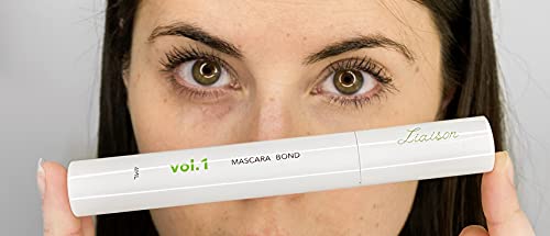Liaison Mascara Bond - Peptide Growth Complex - Volumizing, Buildable, Lengthening, Defining, Curling, Multiplying - No Glue - Flake-Free - Vegan, Cruelty Free, Paraben Free & Talc Free