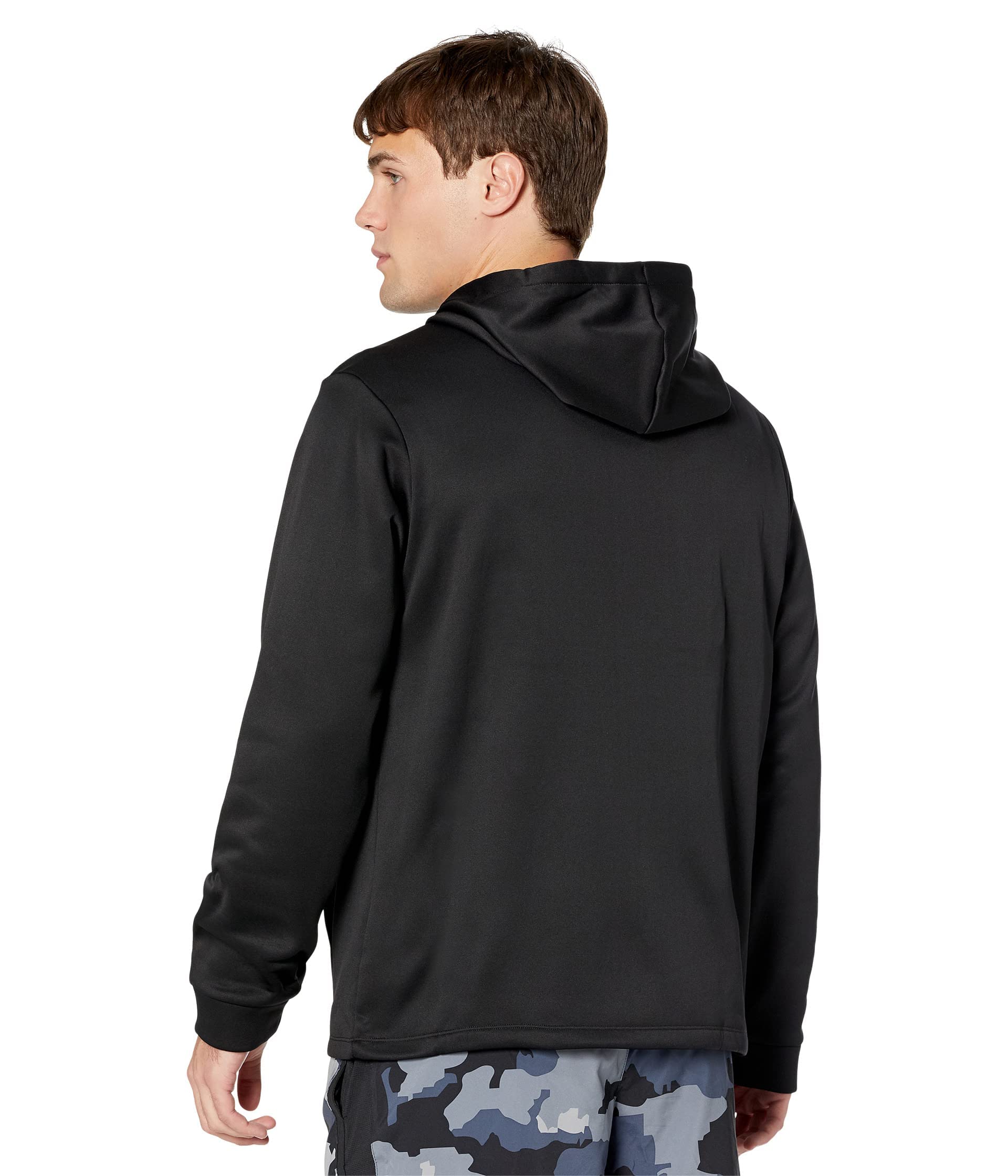 New Balance Men's Tenacity Performance Fleece Full Zip Hoodie, Black, Small