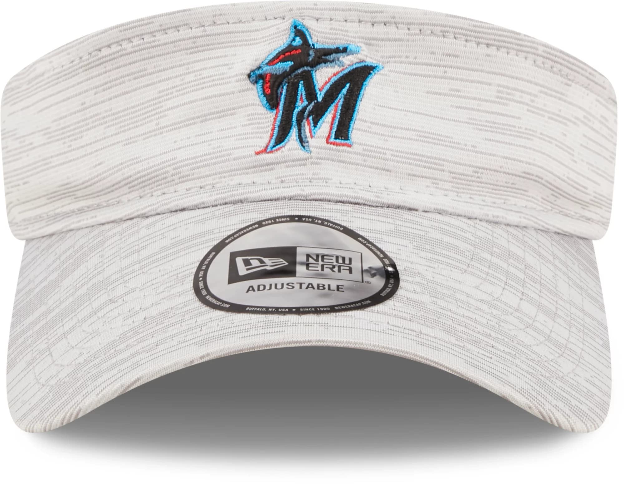 New Era Boston Red Sox Men's Gray Distinct Adjustable Visor Cap - MLB Mens Golf Hat