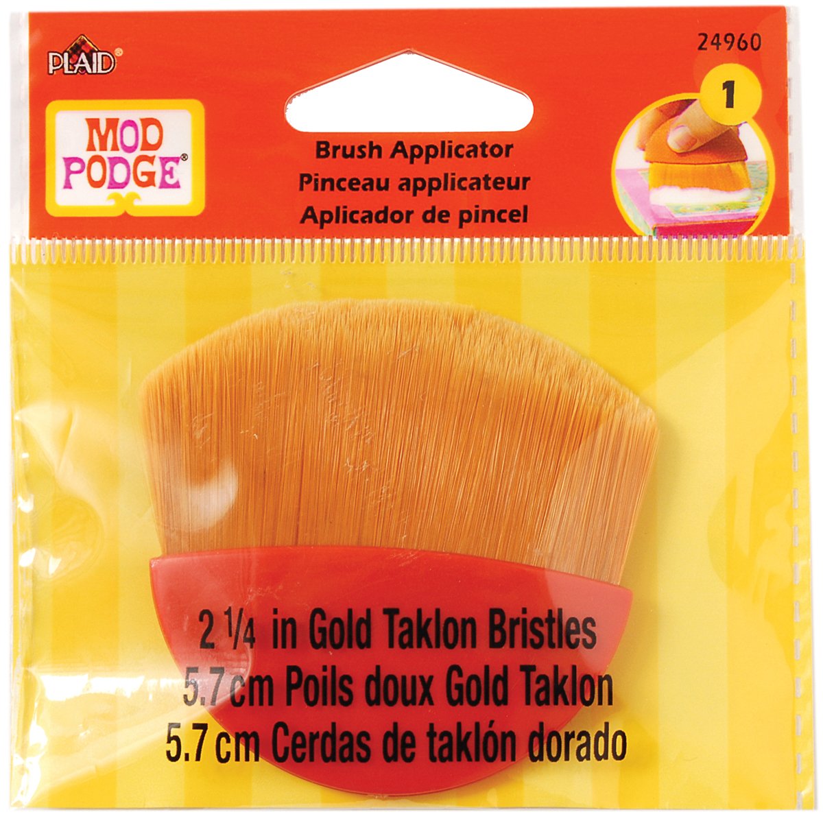 Mod Podge Puzzle Saver (8-Ounce), CS15068 & Podge Paint Brush Applicator, 24960 2.25-Inch