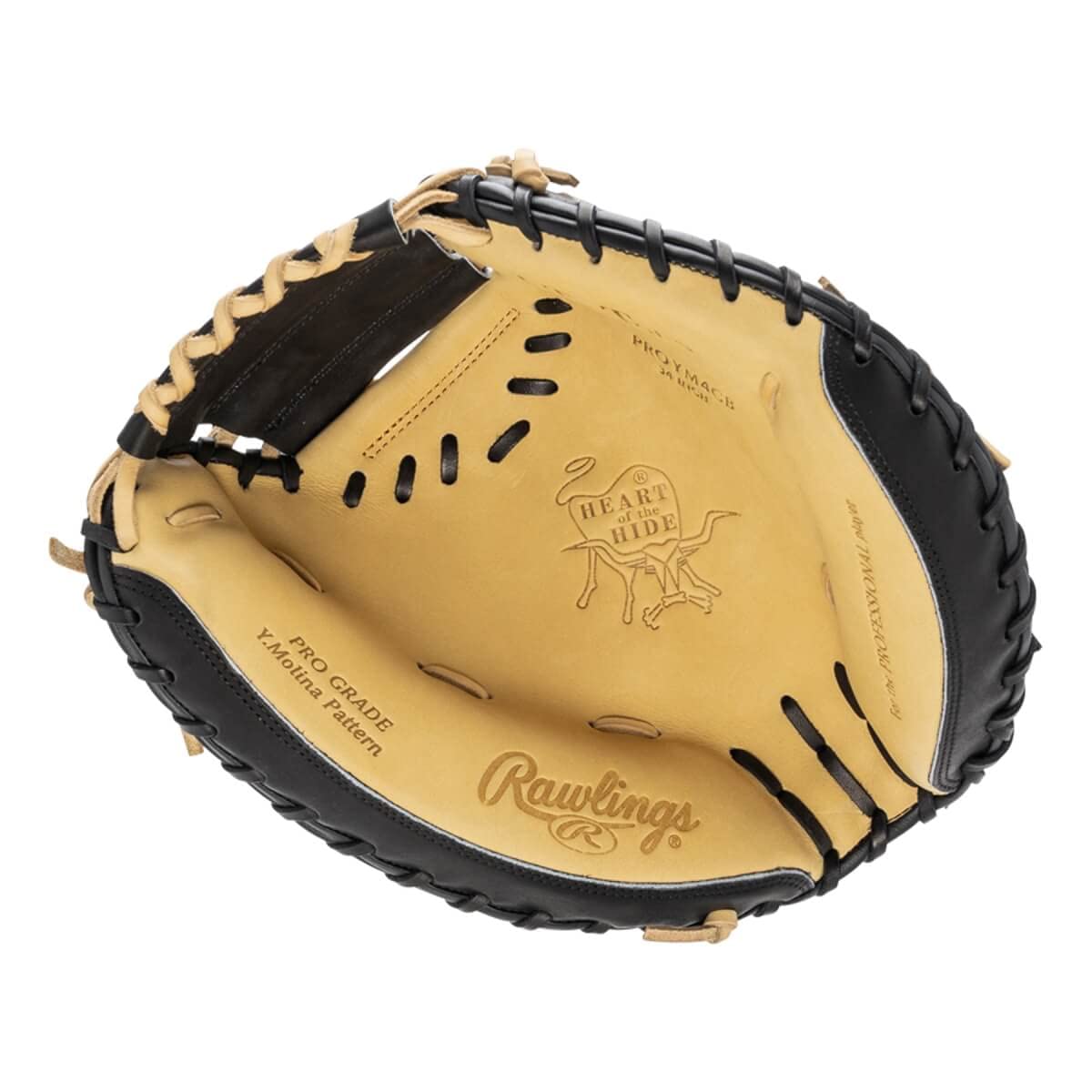 Rawlings Heart of The Hide Yadier Molina 34" Baseball Catcher's Mitt: PROYM4CB Right Hand Thrower