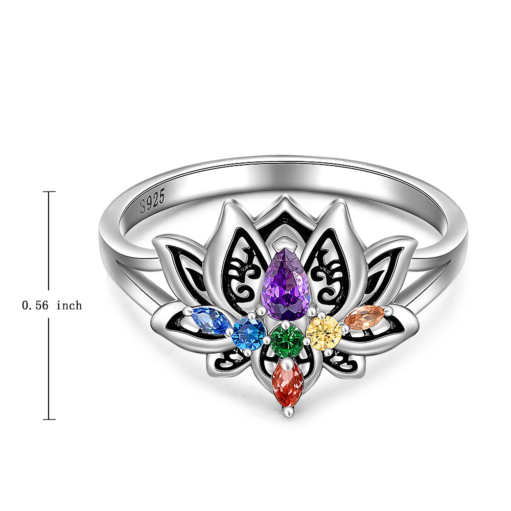 Sea Turtle Ring Sterling Silver Opal Shell Ocean Wave Cute Animal Rings for Women Jewelry Mothers Day Longevity Gift