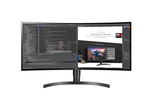 LG 34WL75C-B 34" Curved UltraWide QHD IPS HDR 10 3-Side Virtually Borderless LED Monitor