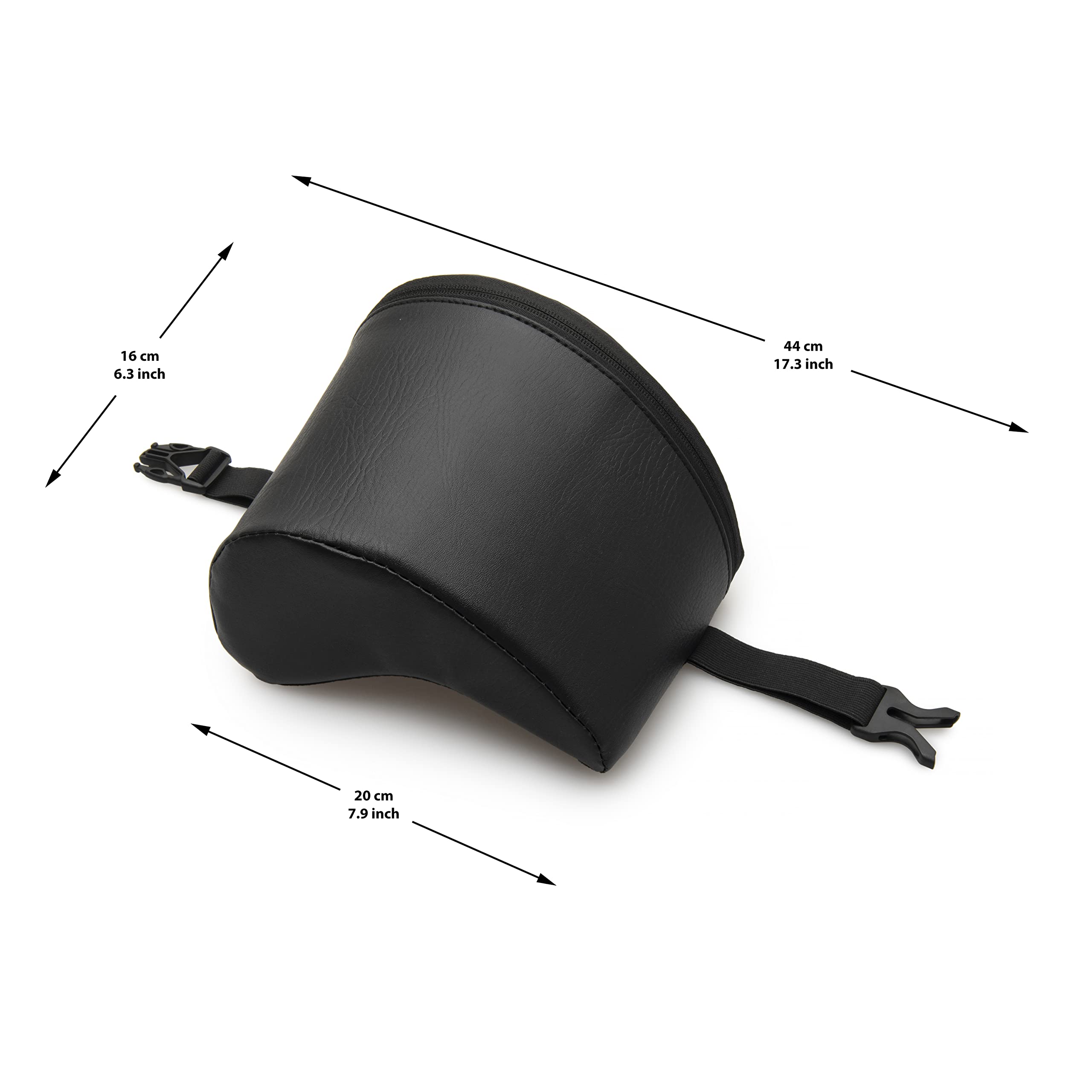 PODOKO Portable Thigh Guitar Cushion Upgraded with Adjustable Straps-Soft Leg Pad for Guitarist May Replace Footstool - Assist to Sit and Play Comfortably - Complete with Pick and Pick Holder