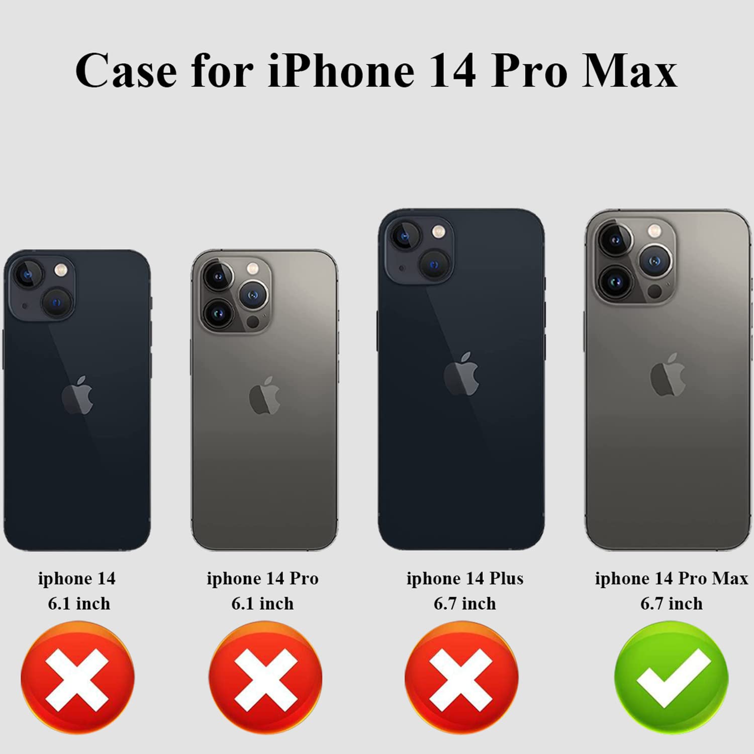 LakiBeibi for iPhone 14 Pro Max Phone Case,Dual Layer Non-Slip iPhone 14 Pro Max Case Wallet with Hidden Card Slot Storage 5 Cards Hard Shell Shockproof Case Flip Case for iPhone 14 Pro Max,Black