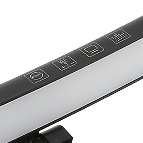 Weojeviy Computer Monitor Lamp 5V 1A Asymmetric Optical Touch Dimming Screen Monitor Light Bar with 7 Color RGB for Curved Screen