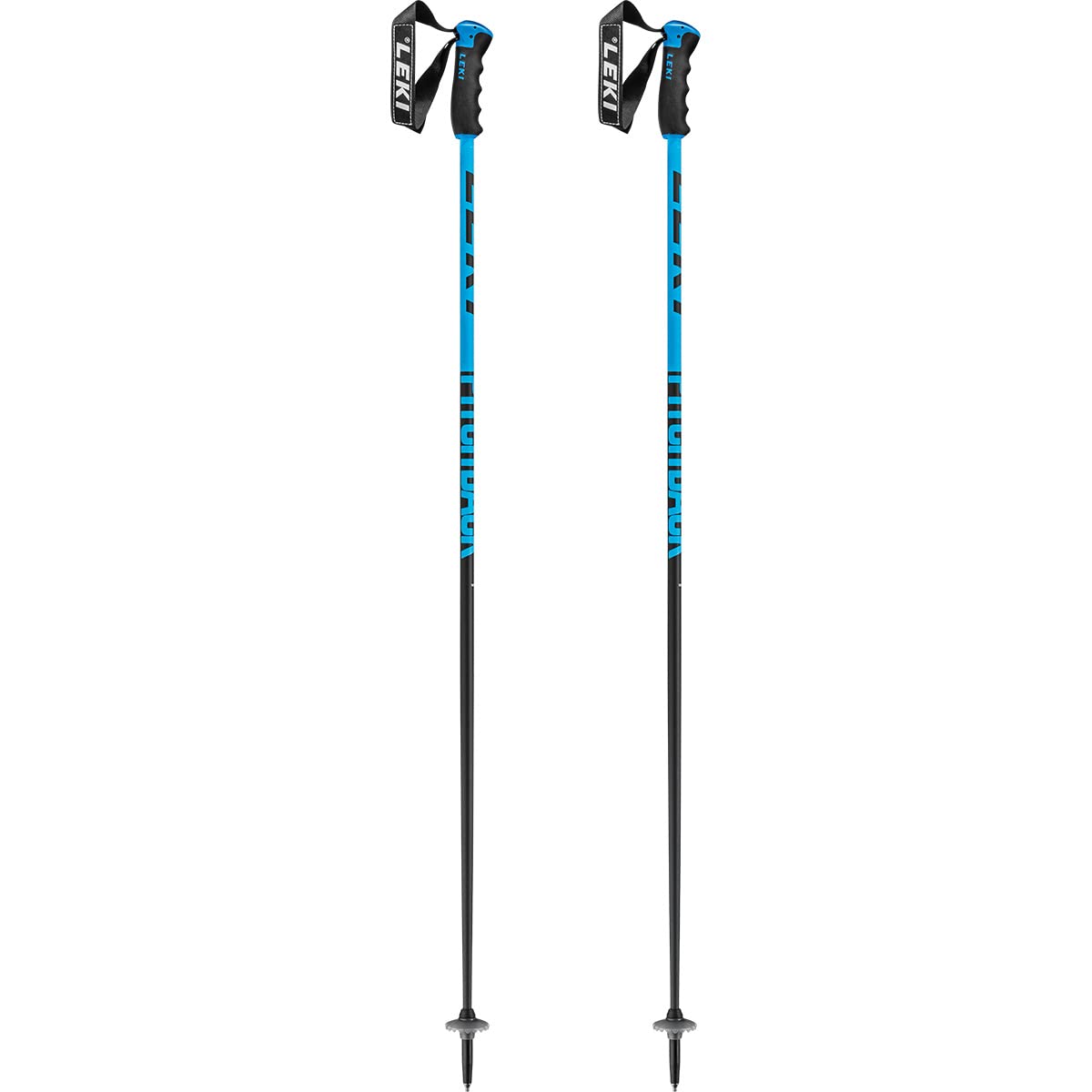 LEKI Pitch Back Ski Poles Blue 115cm (46in)