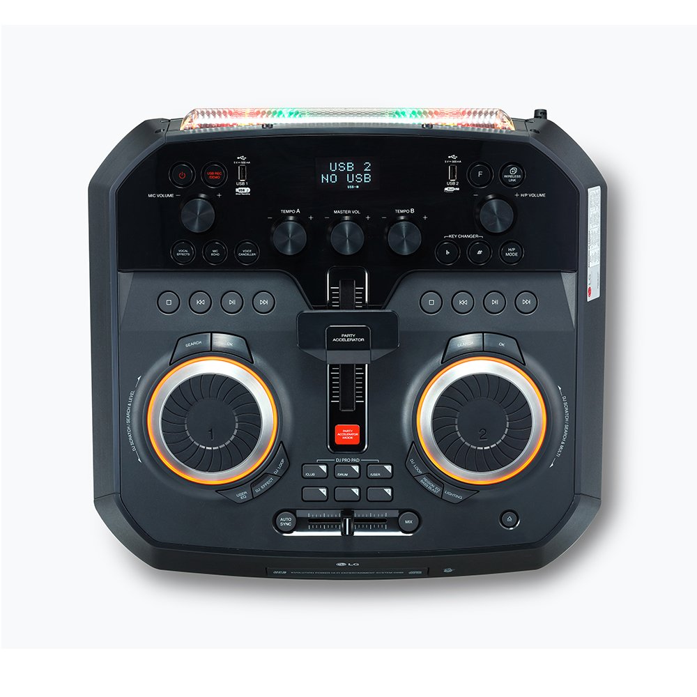 LG CK99 5000W LOUDR Hi-Fi Entertainment System with Karaoke Creator (2018) (Renewed)
