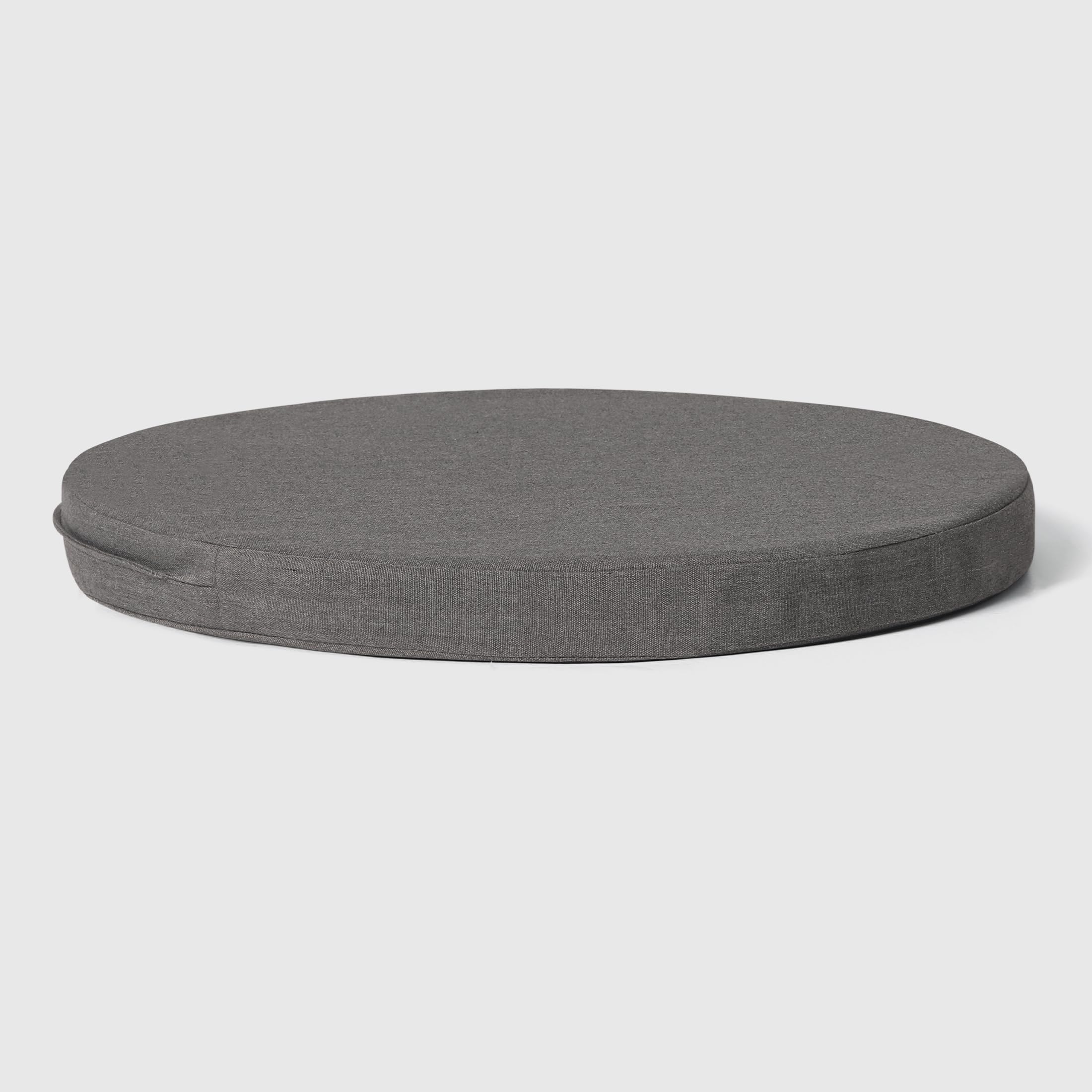 WestinTrends Solace Outdoor Patio Kitchen Dining Chair Round Seat Cushions Set of 4, 18 x 18, Grey
