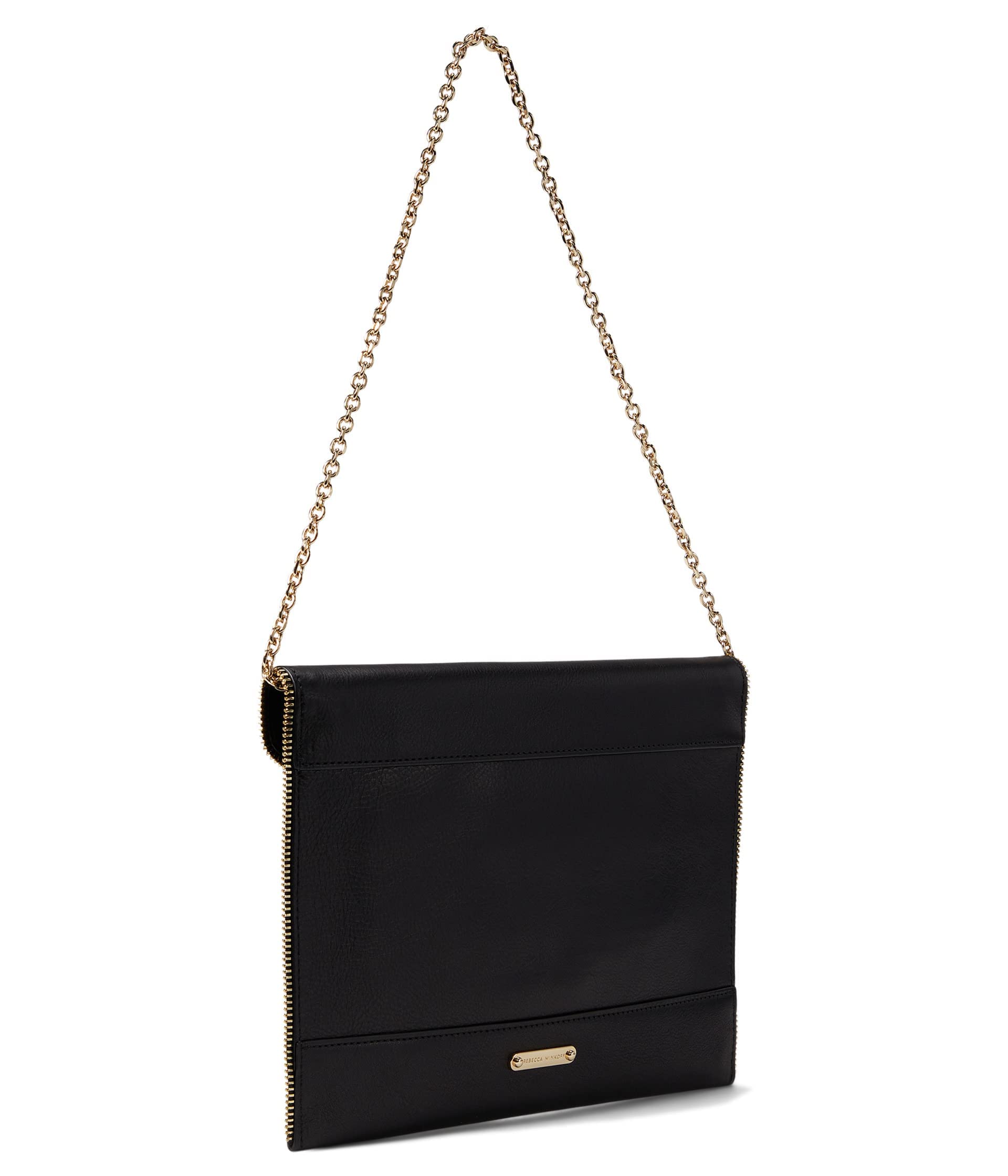 Rebecca Minkoff Leo Clutch w/Chain Strap Black 1 One Size