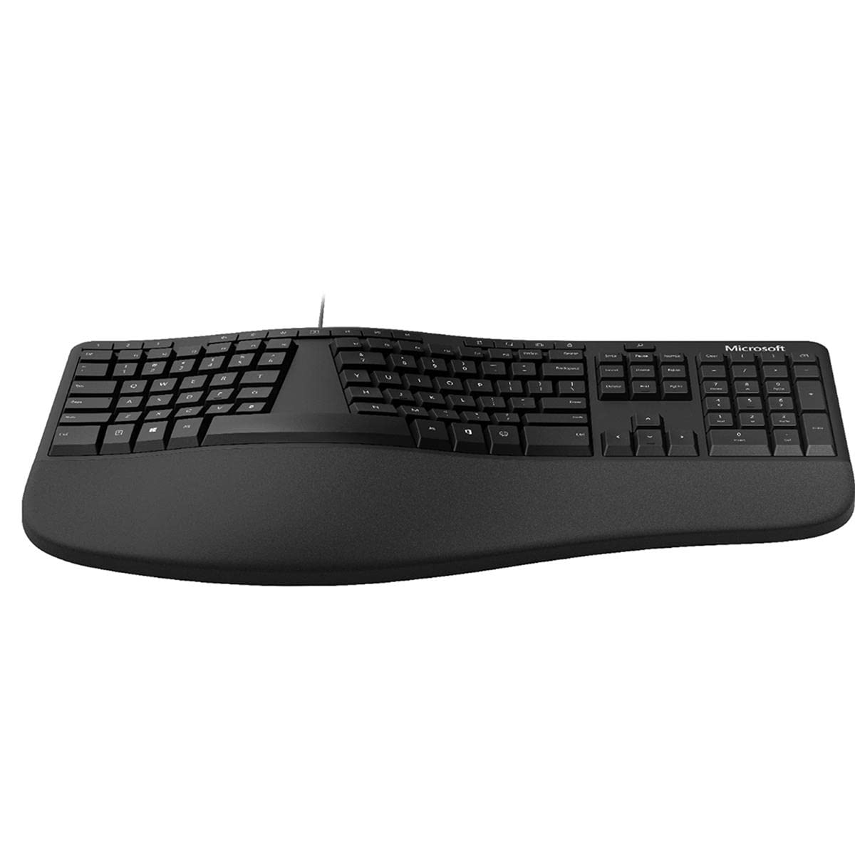 Microsoft Ergonomic Desktop Keyboard and Mouse Combo for Business, Matte Black