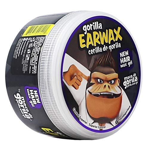 Moco de Gorila Gorilla Earwax, Control Superior Gel Jars, Purple, 3.5 Oz, Pack of 2