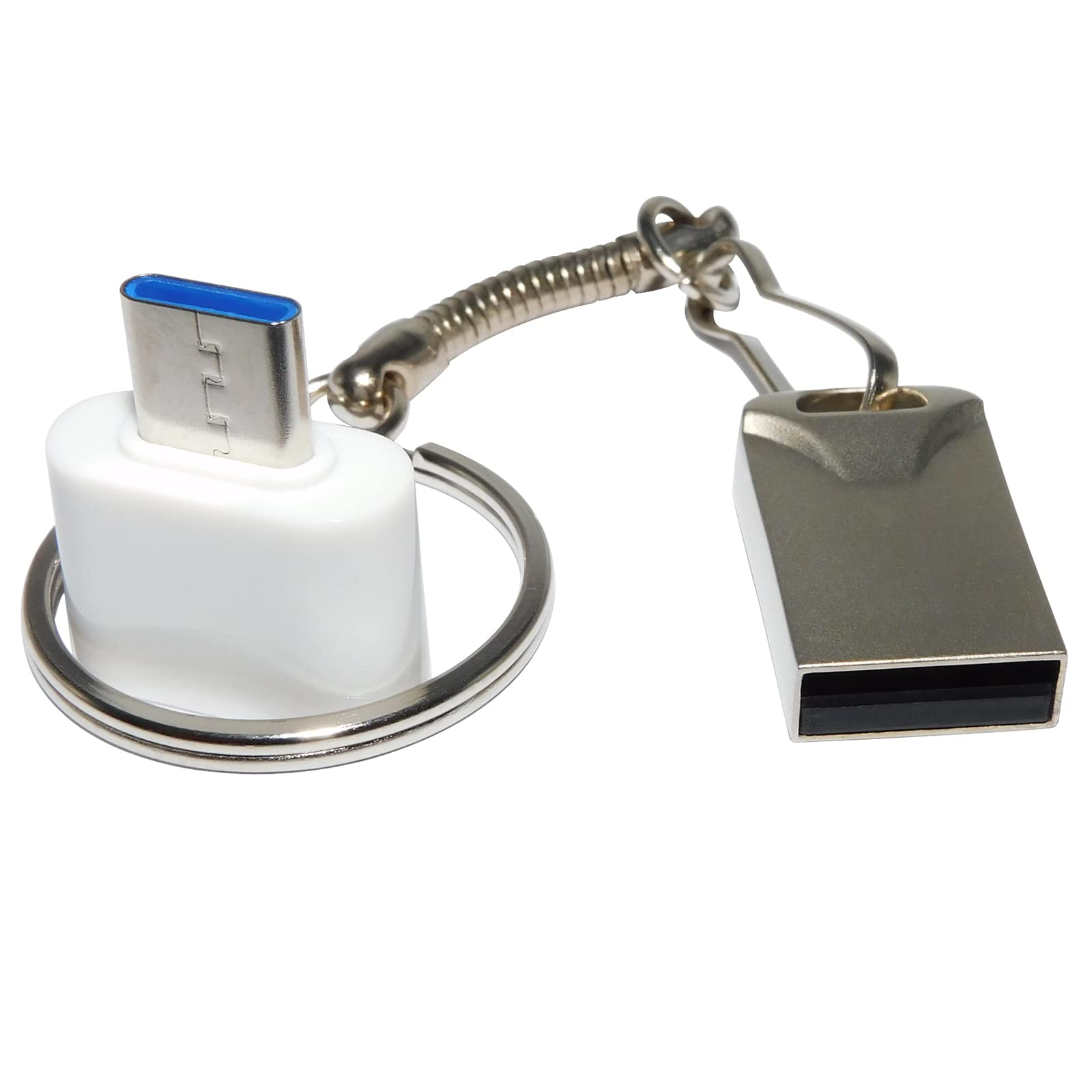 Super Mini USB Flash Drives Memory Sticks Pendrives Jumpdrive Thumb Drive with Waterproof Dustproof Shockproof (Silver 2GB)
