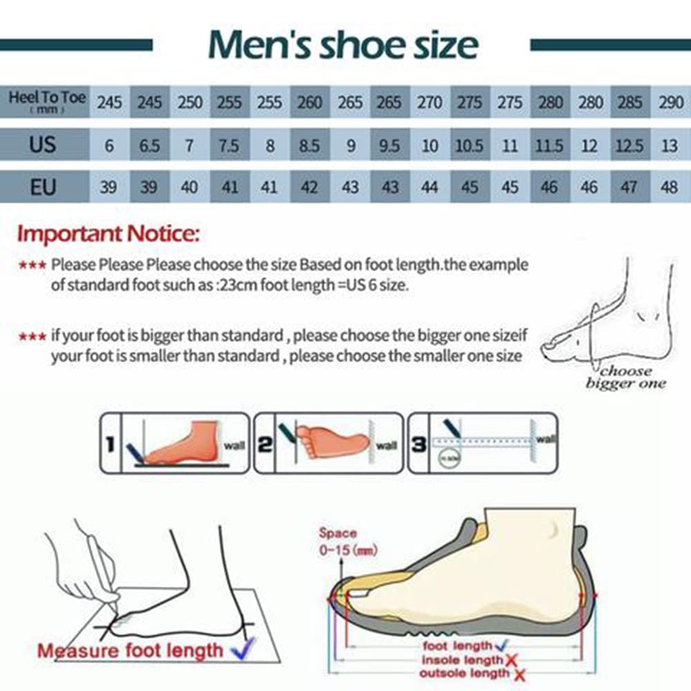 Recyphi Men's Genuine Leather Comfortable Casual Outdoor Waterproof Ankle Boots Safety Non-slip Hiking Shoes