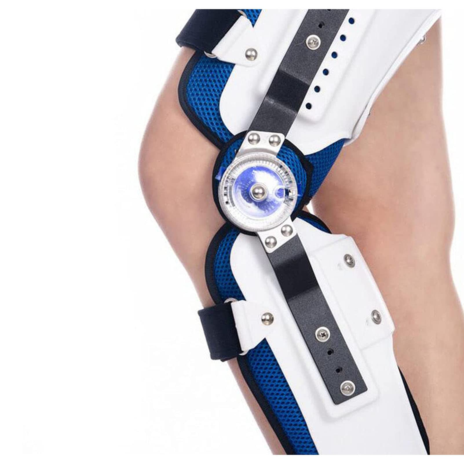 NYSJTYD Hinged Knee Hip Support Brace, Knee Ankle Foot Orthosis Brace, Hip Walking Fixed with Walking Boots Brace Knee Surgery Ligament Support, Injuriesfracture Ligament Injury