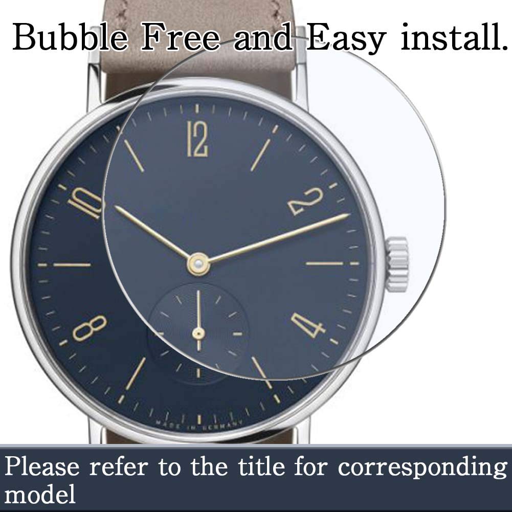 Puccy 3 Pack Tempered Glass Screen Protector Film, compatible with YAMAZEN Curiom CHRONOWEAR 2 QSW-02H Protectors Guard new version