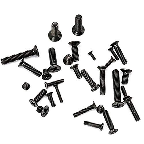 XIDIT 720Pcs Countersunk Flat Head Mini Screw Set M1.4 M1.7 M2 M2.5 Carbon Steel Computer Notebook Laptop Screws Kit
