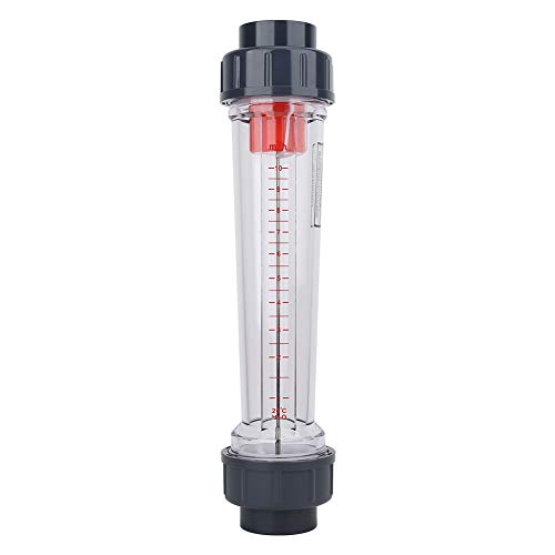 Water Flowmeter, LZS40(D) Tube Type Flowmeter Plastic Tube Type Liquid Flowmeter Waterflow Measuring Tool Waterflow, Science Lab Flowmeters