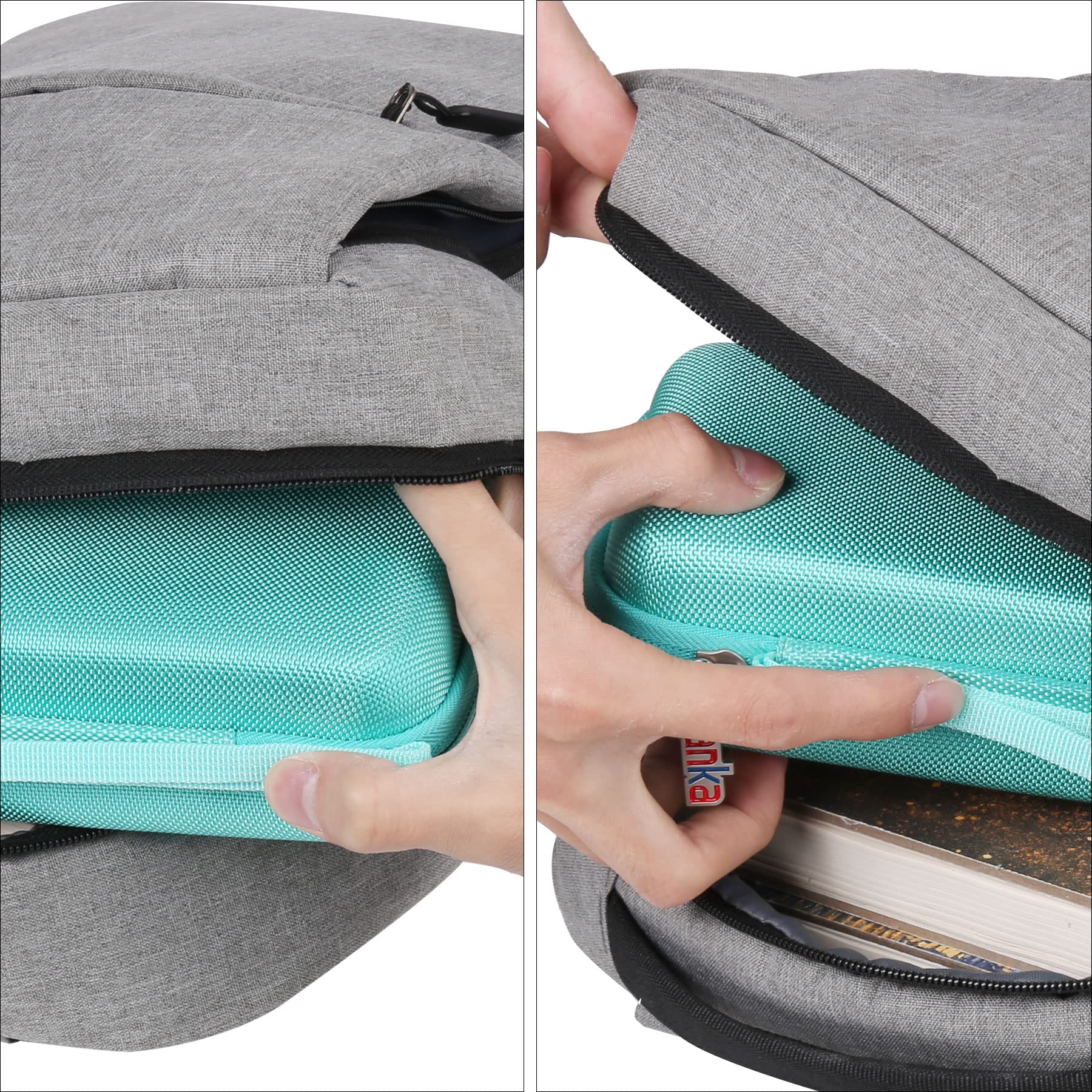 khanka Mobile Gaming Controller Carrying Case Compatible with Backbone One iOS Mobile Gaming Gamepad/Controller, Case only (Teal)
