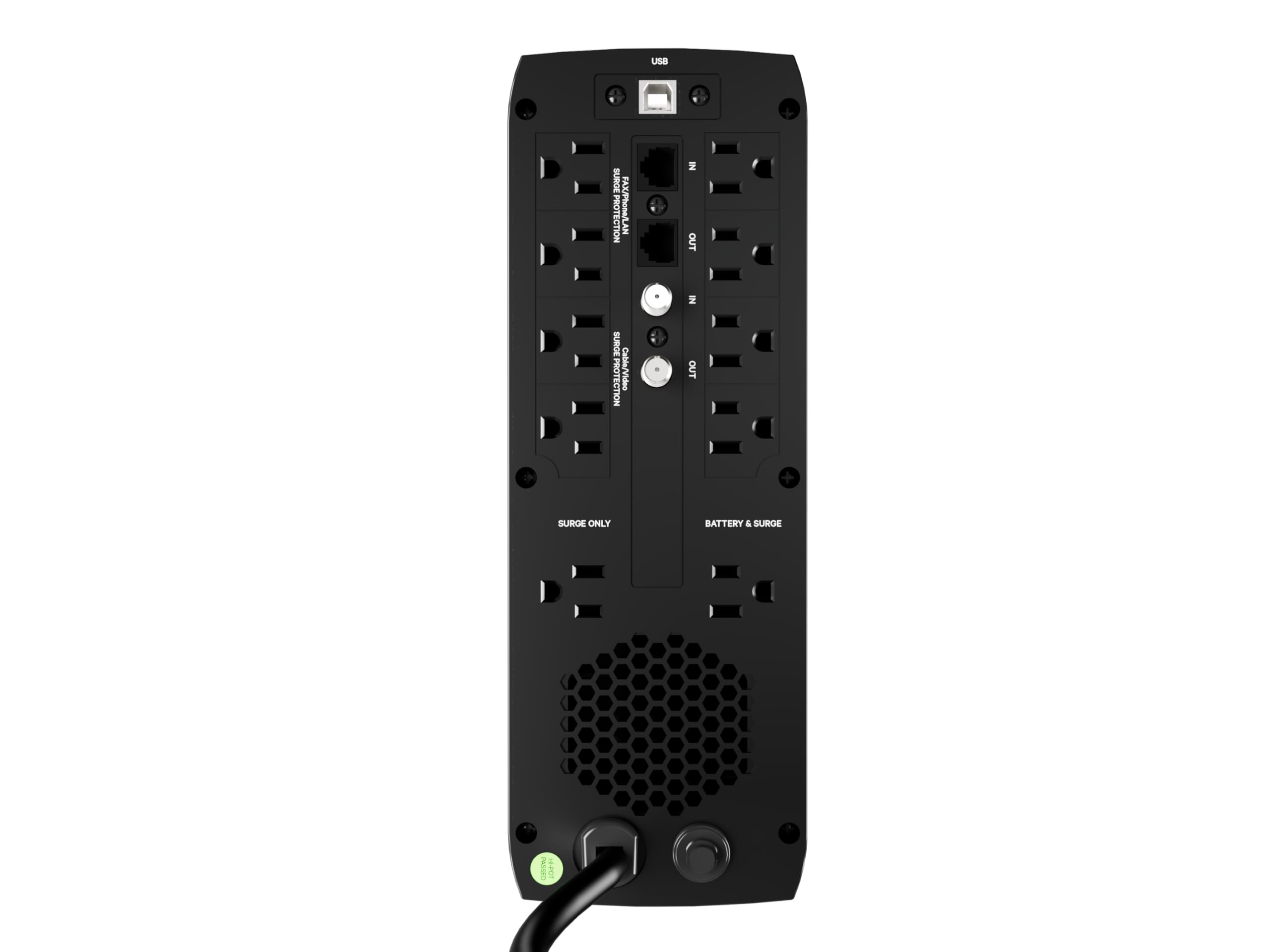 Liebert PSA5 UPS - 1000VA/600W 120V, Line Interactive, AVR, mini tower, 10 outlets, USB Charging, 3 year warranty, Uninterruptible Power Supply, Battery Backup with Surge Protection (PSA5-1000MT120)