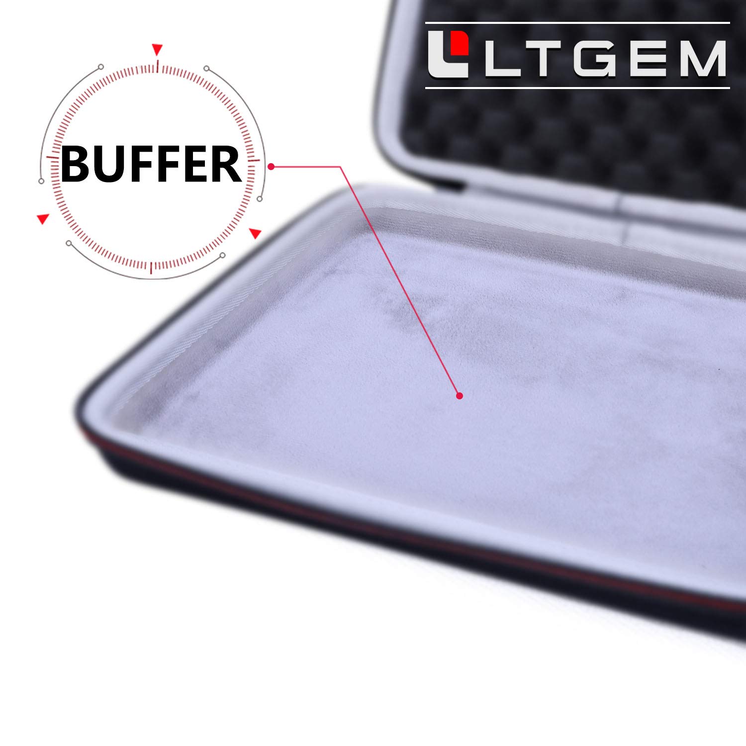 LTGEM Hard Case for AKAI Professional MPD218 | Ultra Portable USB Bus Powered 16 Pad USB/MIDI Pad Controller