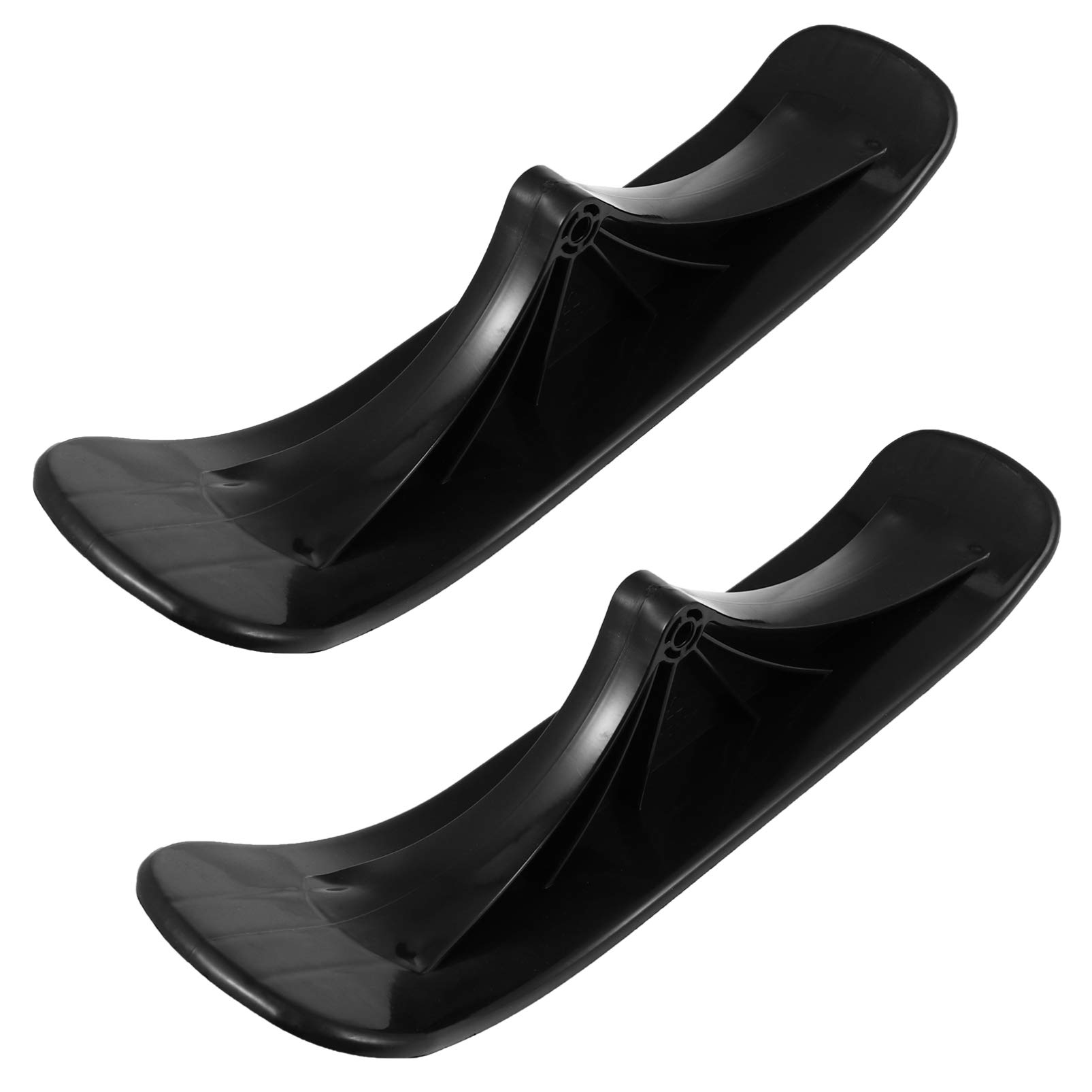SEWACC 2pcs Snow Scooter Ski Sled Snow Sledge Ski Scooter Conversion Set 2- in- 1 Scooter and Snow Sledge Ski Attachment for Skate Board Scooter Parts