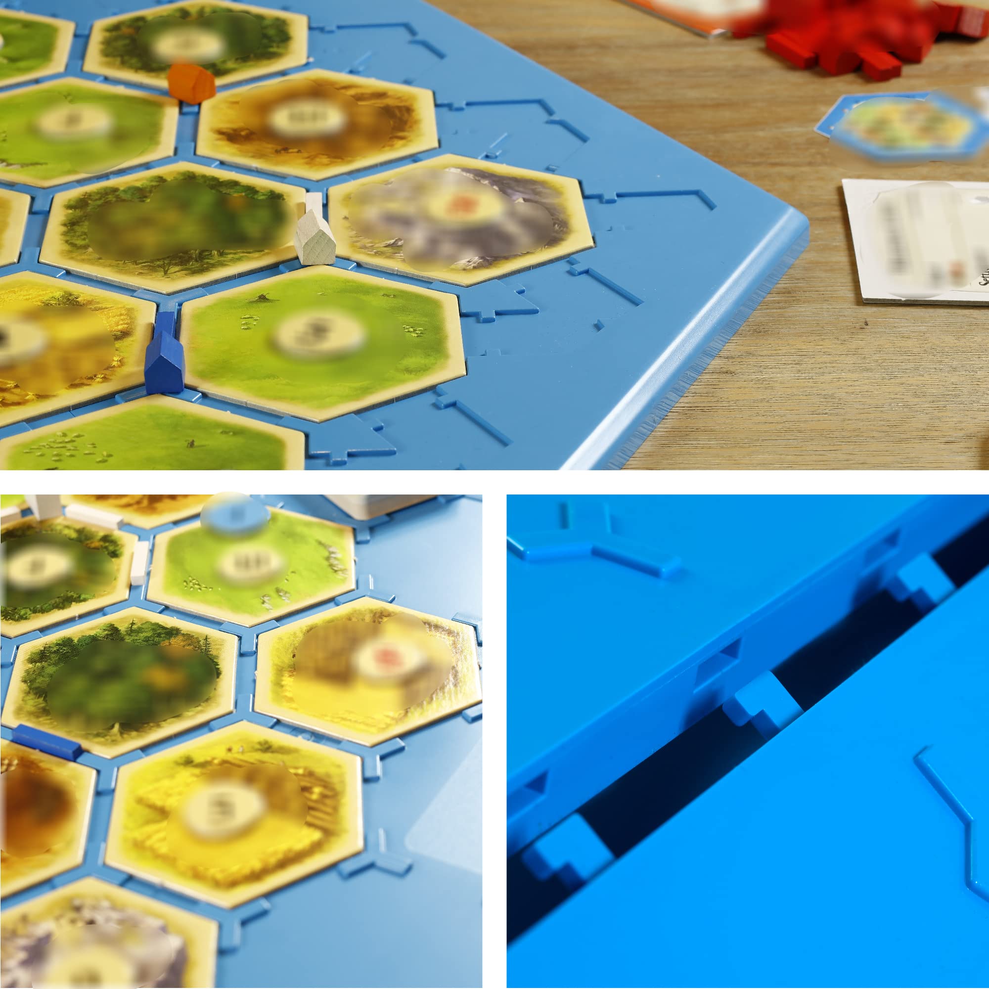 Settlers Organizer Game Board Holder β Hold Your Settlers Pieces in Place β Rigid Plastic Board Designed for Settlers Game