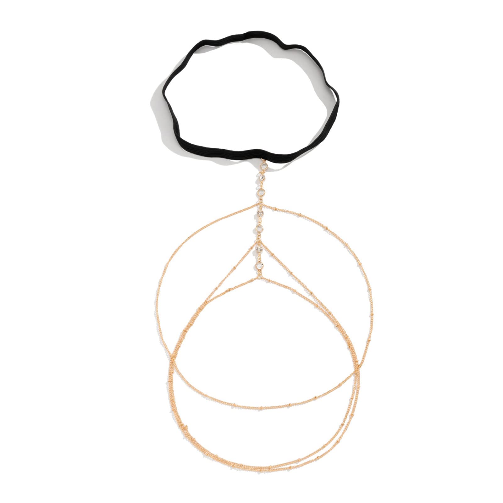 Sexy Beach Multi-layer Leg Chain Strench Thigh Chain Jewelry Summer Elasticity Thigh Leg Chain Bikini Body Thigh Chain Jewelry for Women