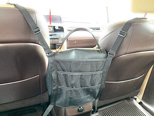 Lamtoco Car Organizer for Kids, 3-Layer Car Mesh Backseats and Storage, Organizador de coches