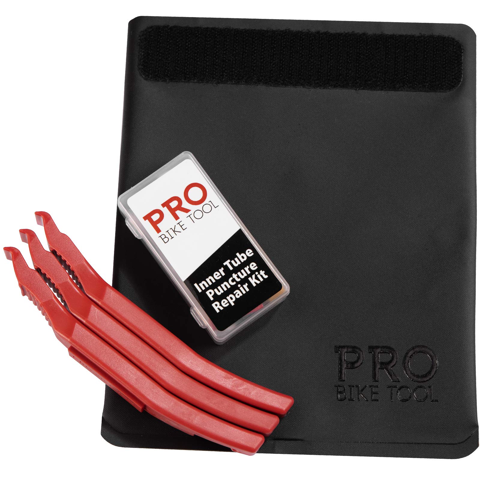 PRO BIKE TOOL Puncture Repair Kit Set & Bicycle Multitool