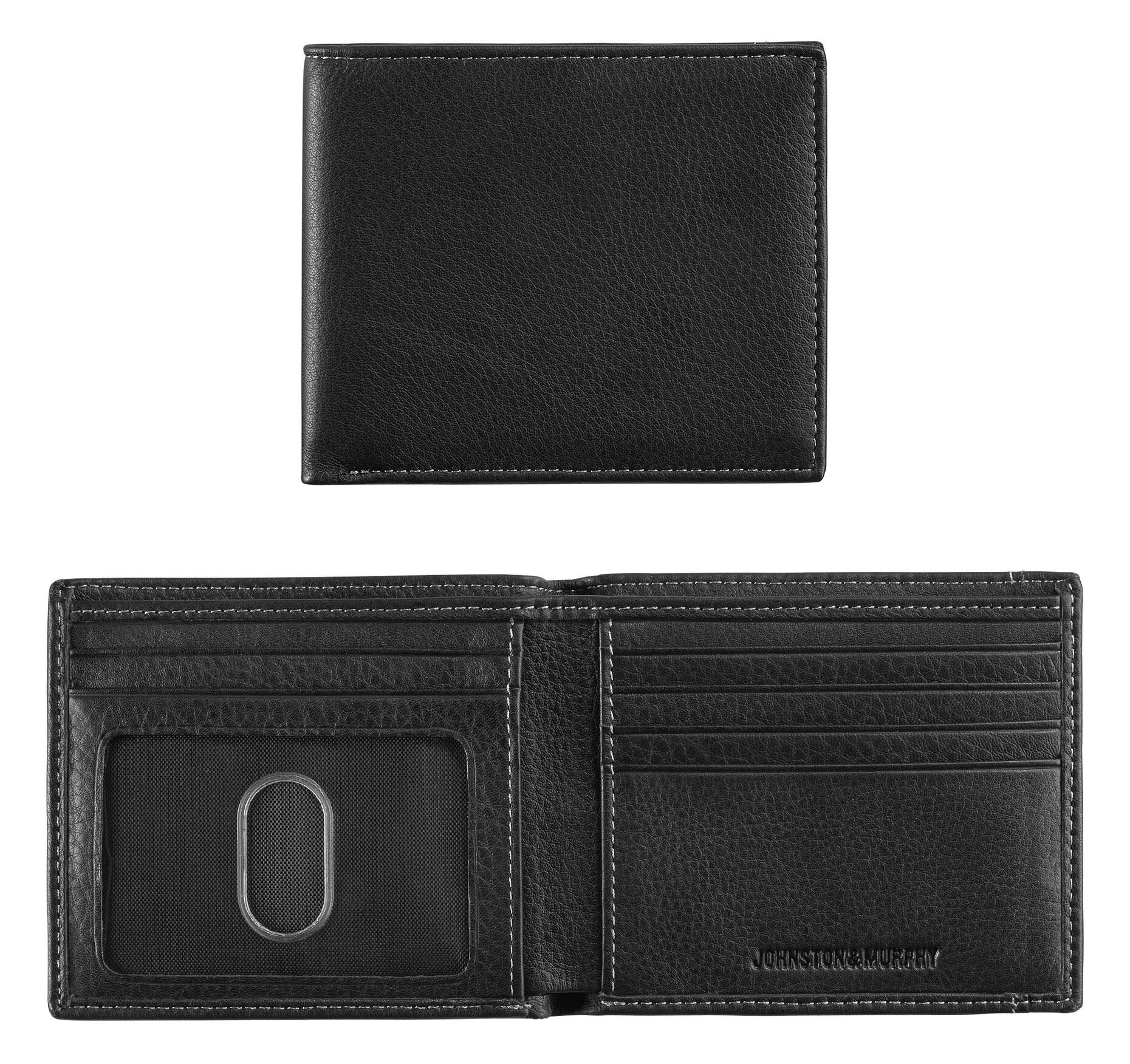 Johnston & Murphy Men's Slimfold Wallet Black