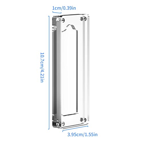 SuTL M.2 2280 SSD Protector Case | Anti-Shock Acrylic Protection SSD for Desktop Holder with 1 Slot,Clear Acrylic for M.2 2280 Solid States Drive Anti-Static with 1 Slot