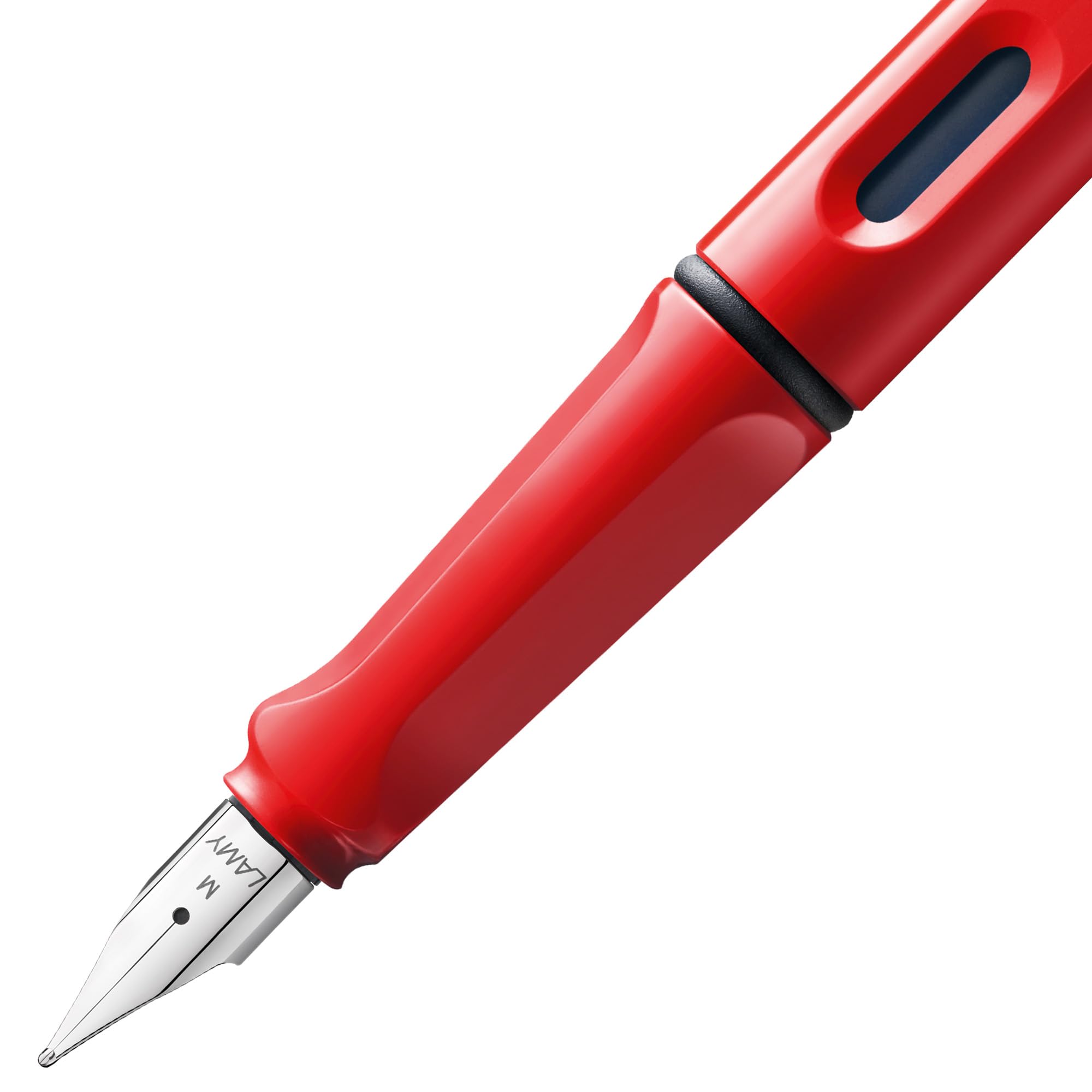 Lamy safari Fountain Pen - Elegant Design Cool Pens, Best Pens For Smooth Writing, Journaling, and Calligraphy - Red Broad Point Pen