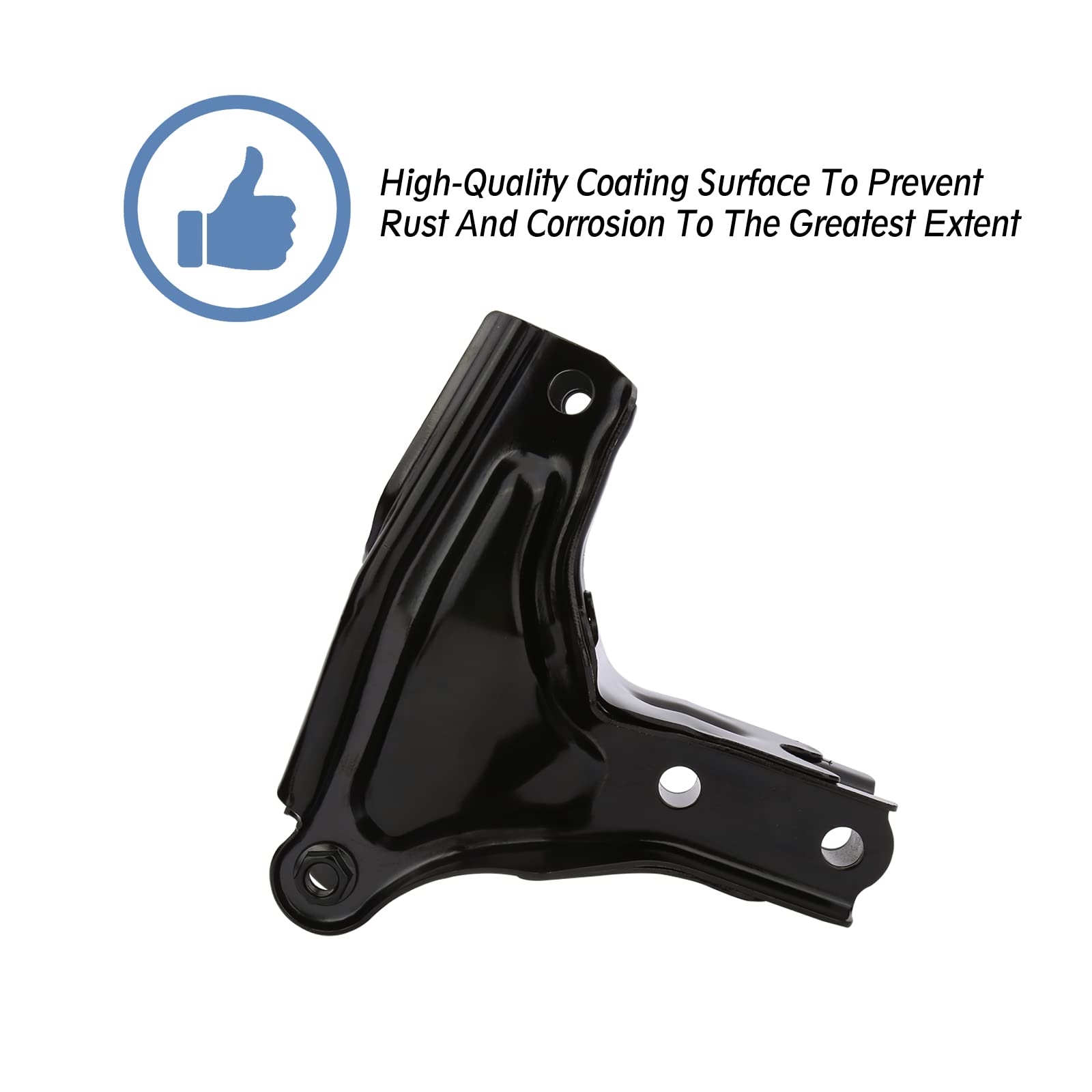 ONER AUTO PARTS Rear Engine Mount T Bracket,Compatible With 1999-2000 Honda Civic B16 Si, Replaces # 50827-S04-N10