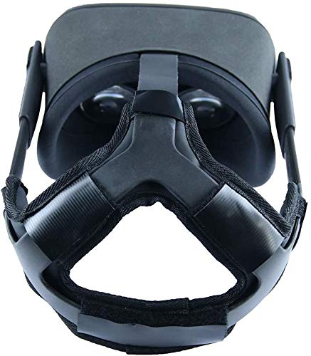 MASiKEN Unique Head Strap & Knuckle Straps & Head Cover for Oculus Quest Controller Grip Accessories, Controller Protector Covers Set, Shock-Resistant Sweatproof Lightproof (Black)