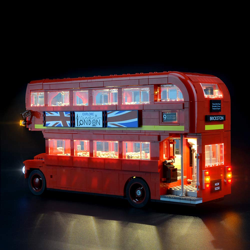 LIGHTAILING Light Set for (Creator Expert London Bus) Building Blocks Model - Led Light kit Compatible with Lego 10258(NOT Included The Model)