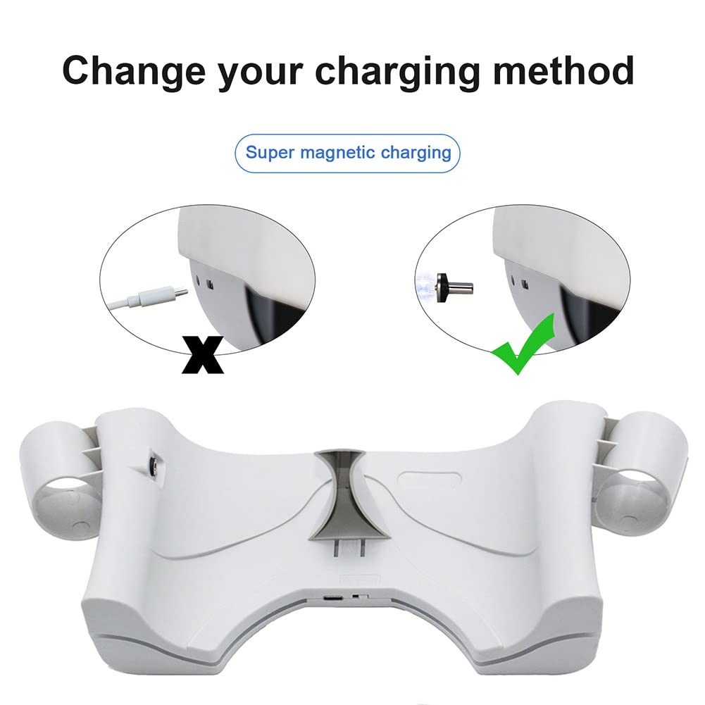 RENSLAT Charging Dock Station Quick Charge Stand Base for 2 USB Charger Wall Mount Storage Stand