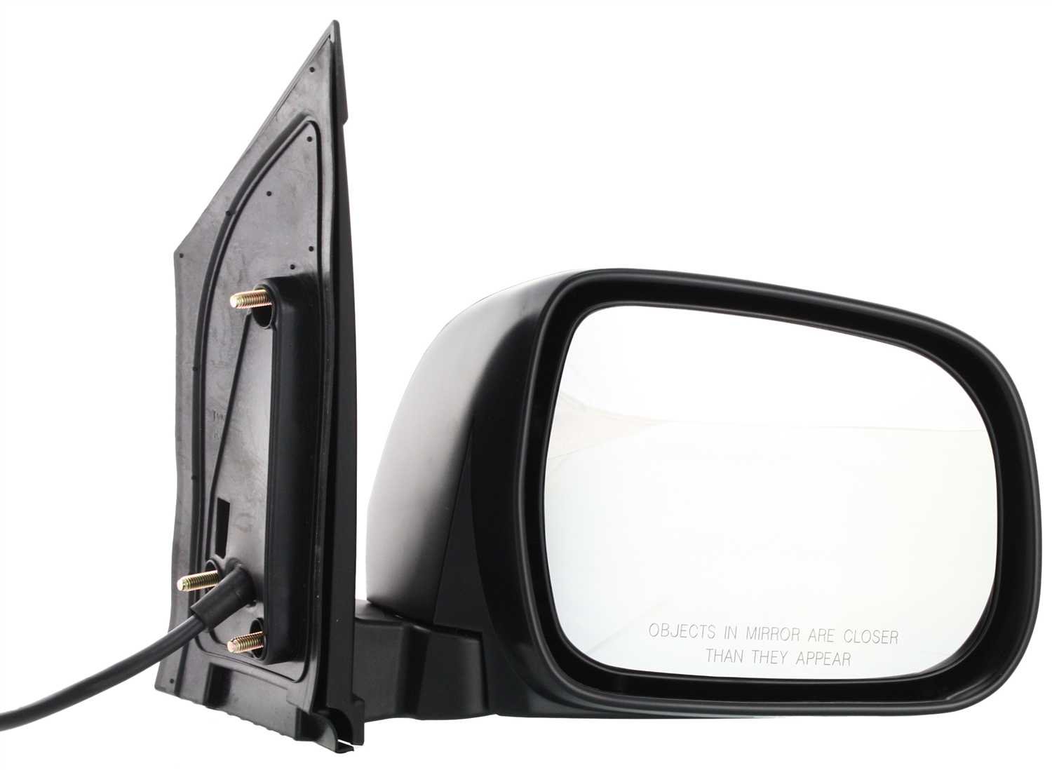 Kool Vue Left & Right Power Non-Heated Door Mirrors Compatible With Toyota Sienna 2004-2010 Textured Pair