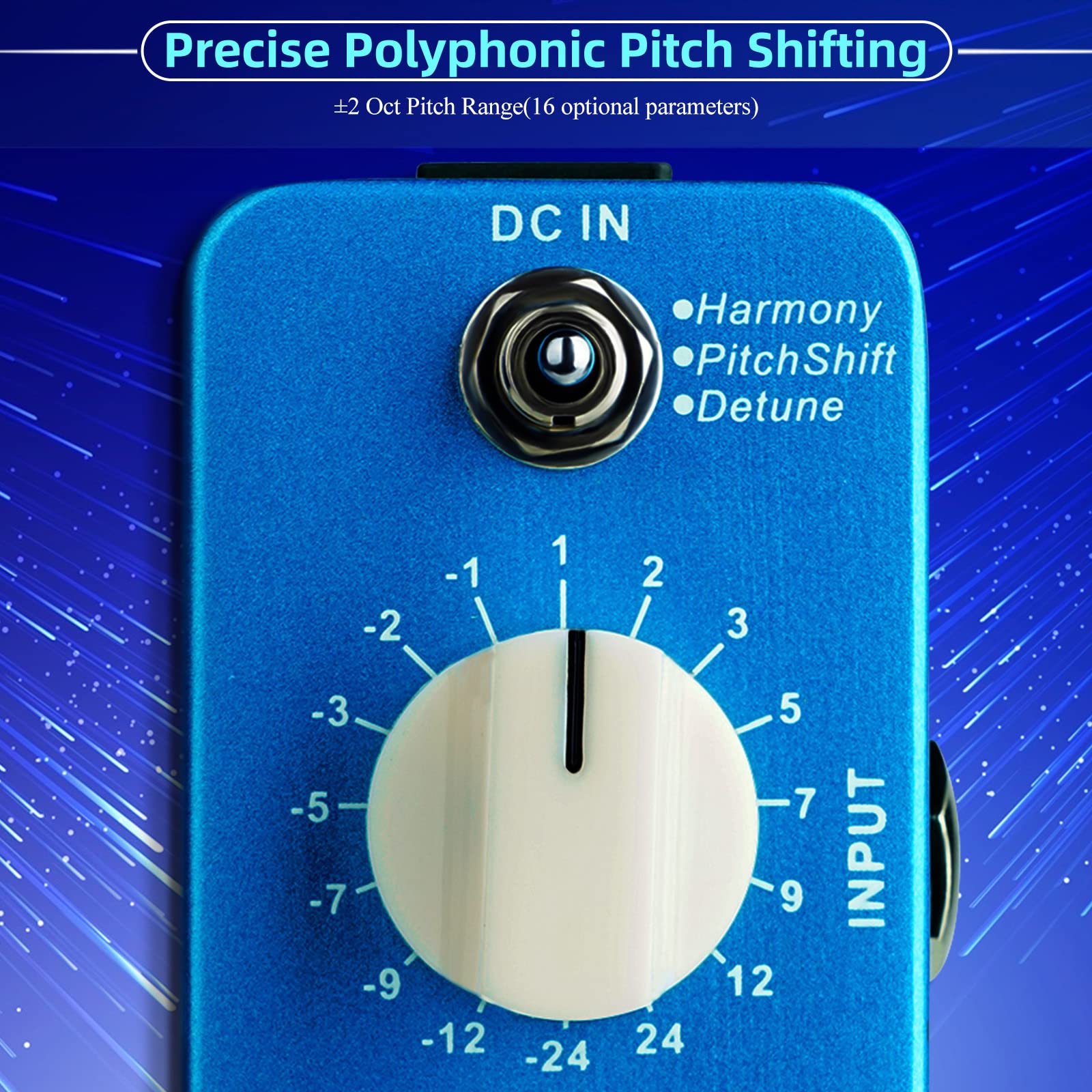 MOOER Pitch Box Guitar Harmonizer Pedal Harmony Pitch Shifter Detune For Electric Guitar Bass True Bypass