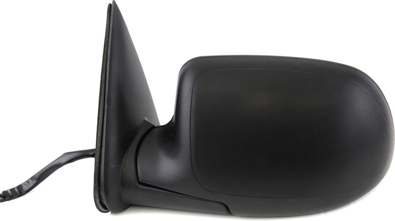 Kool Vue Left Power Heated Mirror Compatible With Chevrolet Silverado 1500 2003-2006 Manual Fold With Signal Light & Puddle Lamp; Without Blind Spot, Memory & Auto-Dimming with 2 Caps Extended Cab