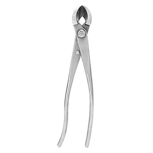 Socobeta Concave Root Cutter, Abrasion Resistant Bonsai Cutters Stainless Steel High Hardness Professional 21cm/8.27in Effective Rustproof for Gardening Tool