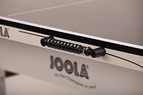 JOOLA Rally TL - Professional MDF Indoor Table Tennis Table w/ Quick Clamp Ping Pong Net & Post Set - 10 Minute Easy Assembly - Corner Ball Holders - Ping Pong Table w/ Playback Mode,